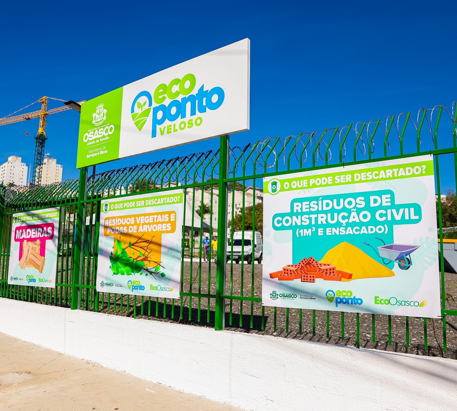 Osasco inaugura Ecoponto no Jardim Veloso - Prefeitura de Osasco